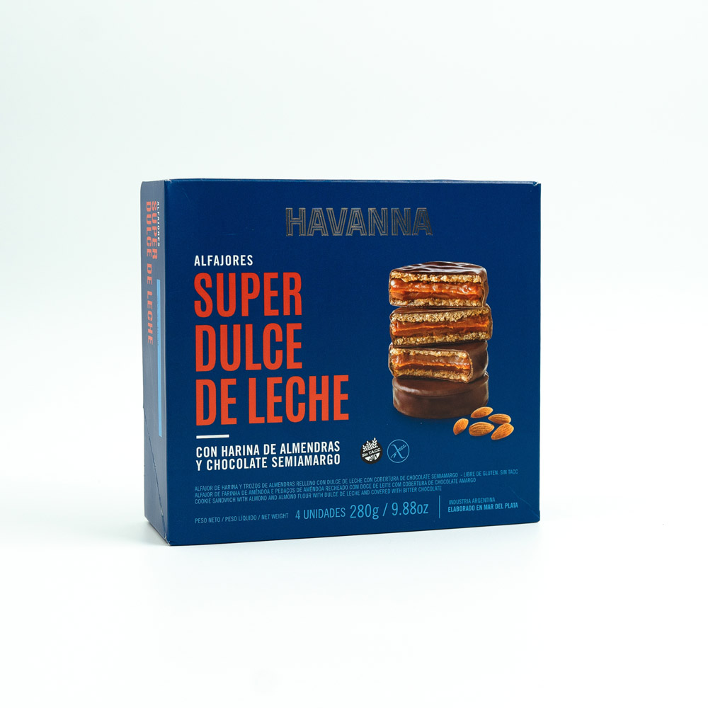 HAVANNA Alfajores Super Dulce de Leche 4pz - La Reinita
